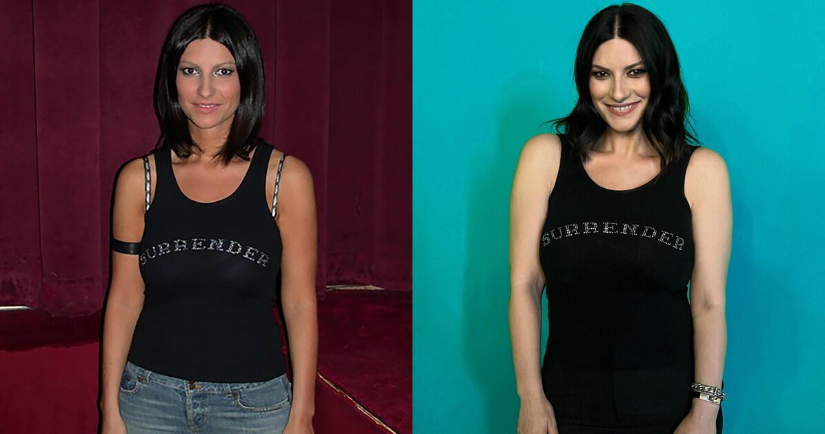 News - RadioItalia-Laura Pausini, la foto 20 anni dopo con la stessa ...